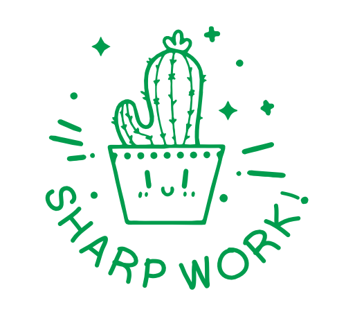 Cactus Sharp Work Stamp – stampso