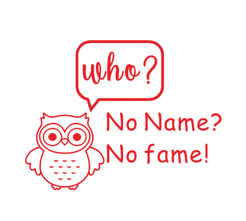 No Name No Fame Owl Stamp – stampso