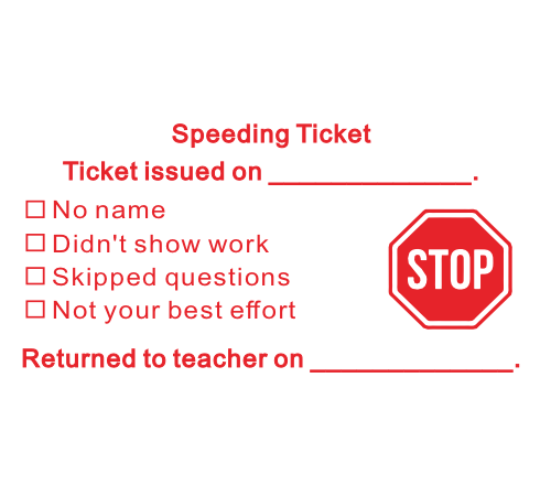 Speeding Ticket Stamps – stampso