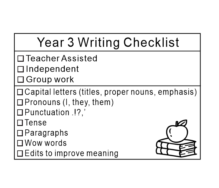 Year 3 Writing Checklist Stamps – stampso