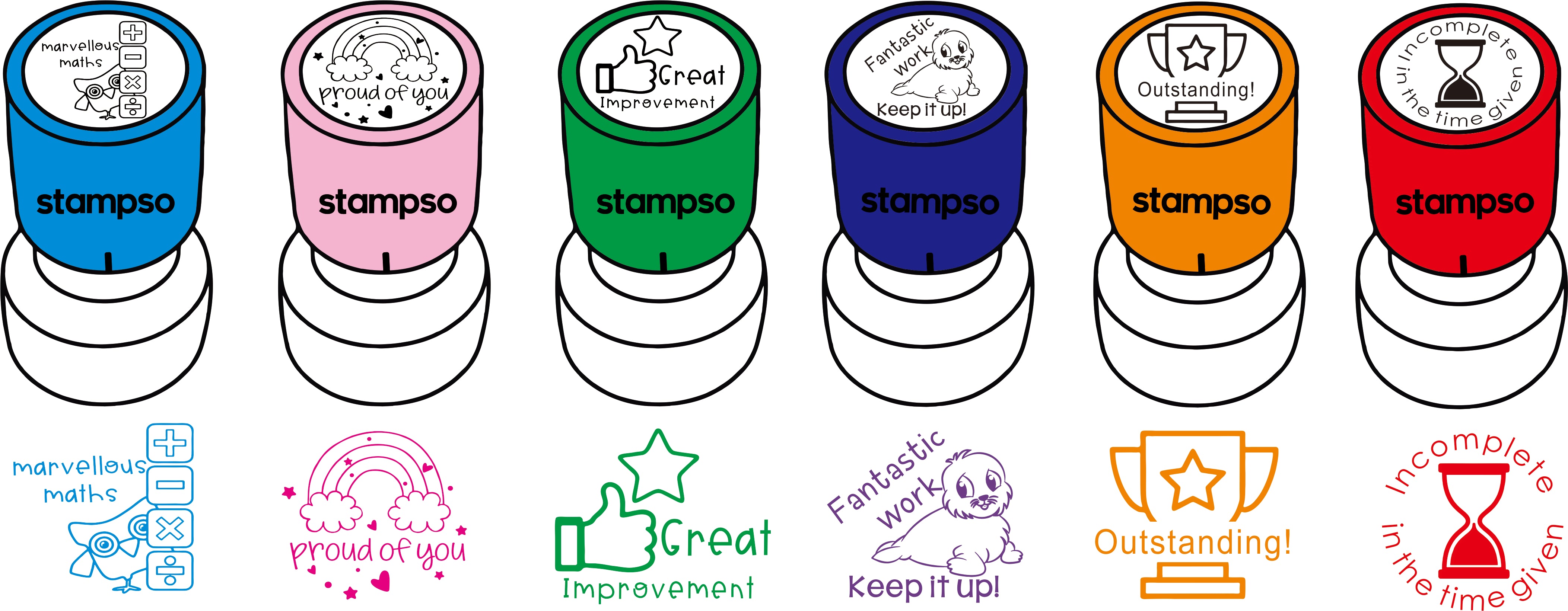 Custom Teacher Stamps | Rubber Stamps | Self-inking Stamps | stampso