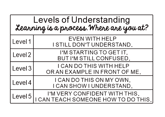 Levels of Understanding – stampso