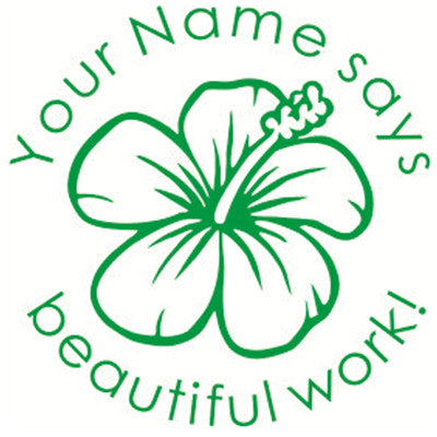 Tropical Hibiscus Stamp – stampso