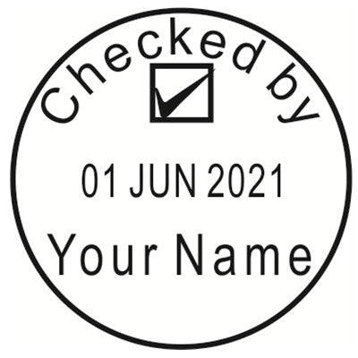 Tick Checked by Teacher Stamp – stampso