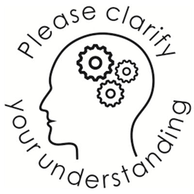 Clarify your understanding – stampso