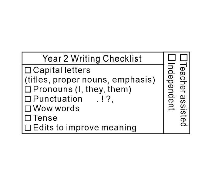 Year 2 Writing Checklist stamps – stampso